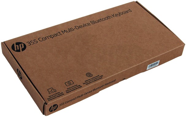 Toetsenbord HP 355 compact multi-device Qwerty zwart AtmR Online