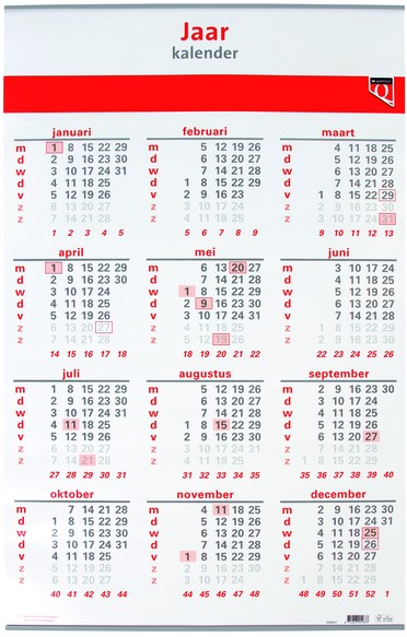 Jaarkalender 2026 Quantore AtmR Online